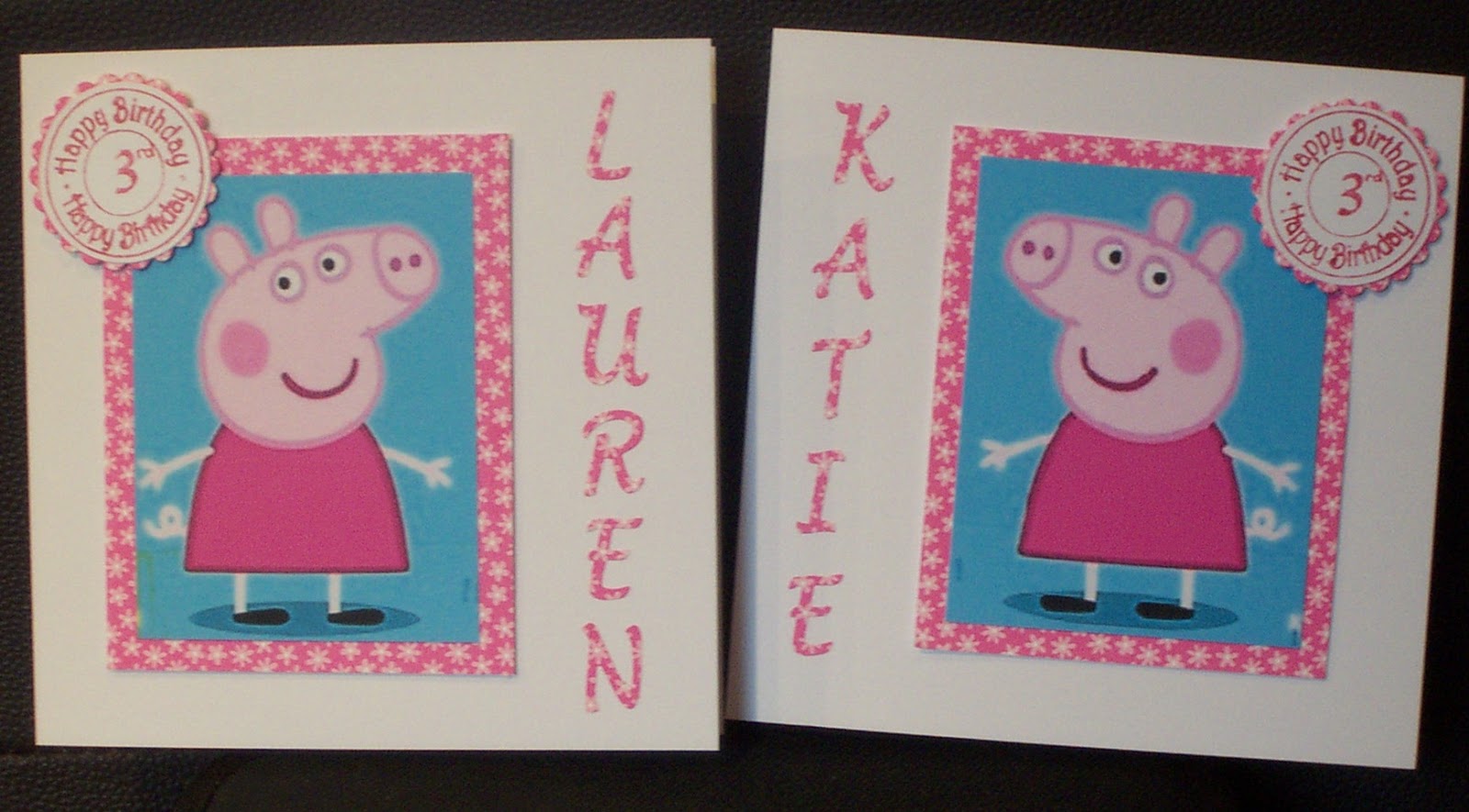 cards 'n' crafts: Peppa Pig birthday cards