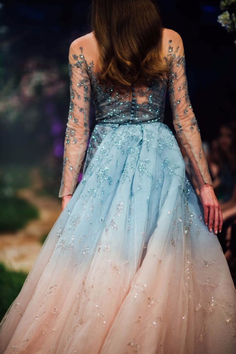 Runway: Disney Inspired Gowns from Paolo Sebastian Spring/Summer 2018 ...