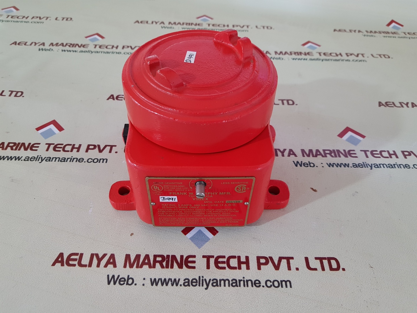 Frank W Murphy Vs2ex Vibration Sensor 5a Aeliya Marine