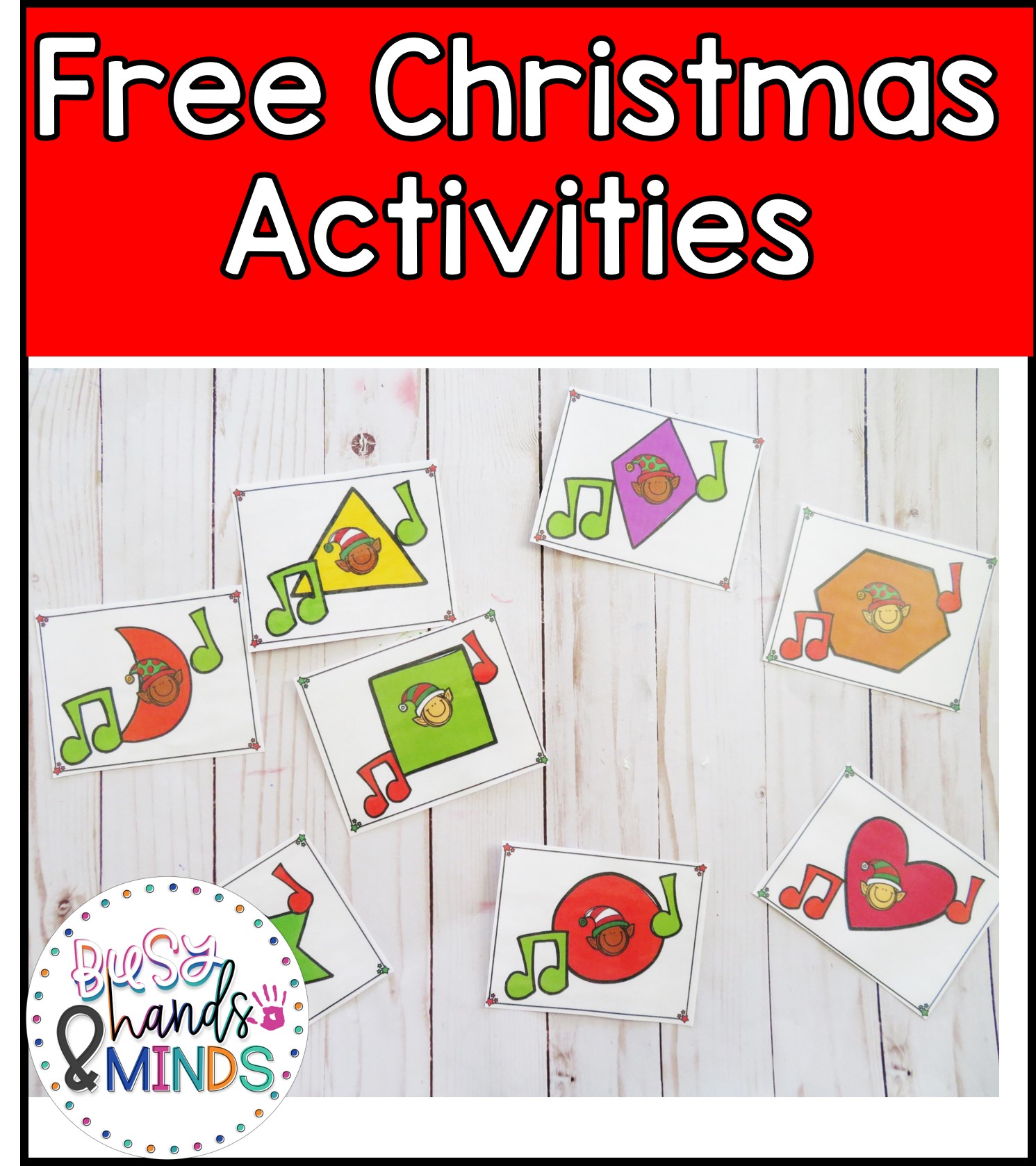 Christmas ABC Countdown- FREE- Preschool Pack | Busy Hands and Minds