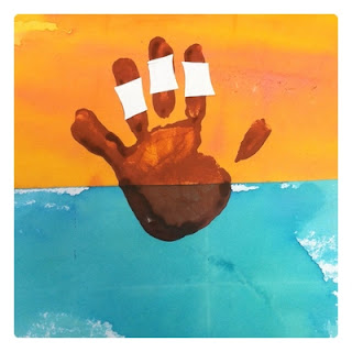 SpEd PreK: Pirate Ship Handprint