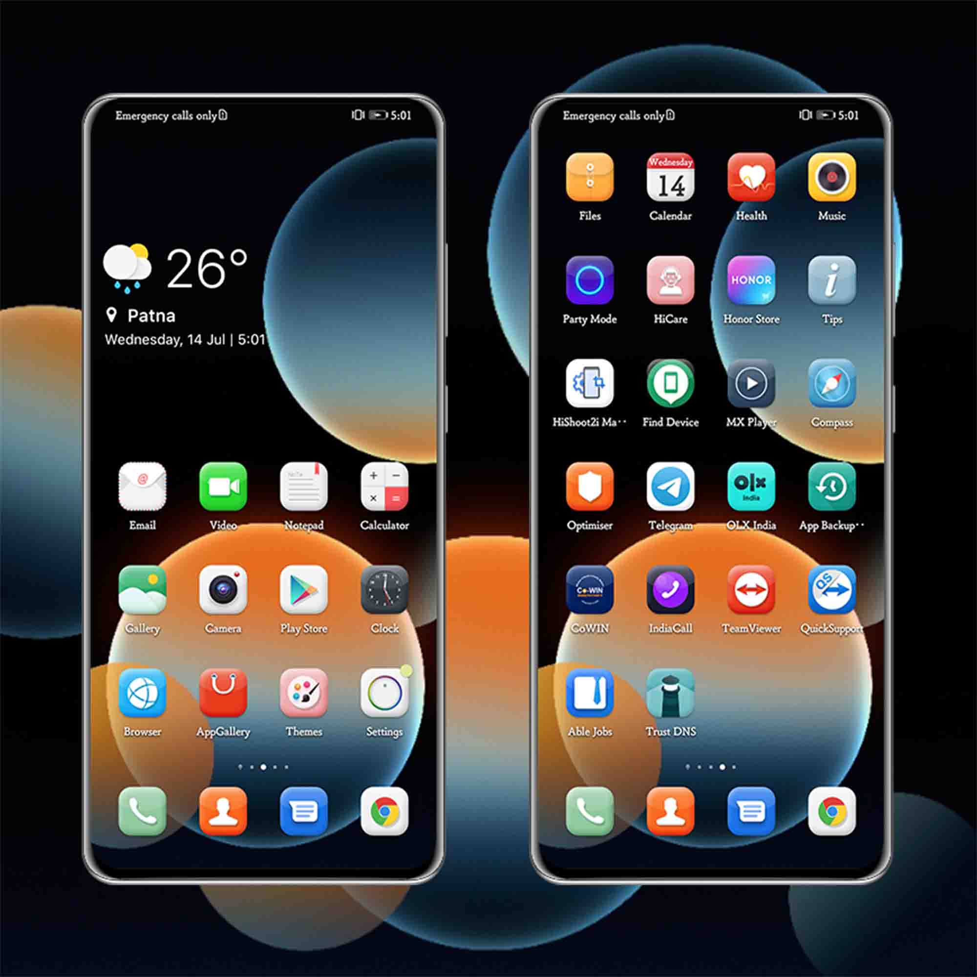 Sunshine EMUI Theme With Customization Lockscreen Style | EMUI 11 ...