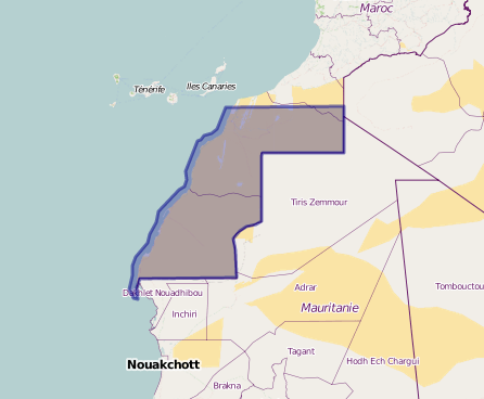 Sahara occidental - Maroc Maps