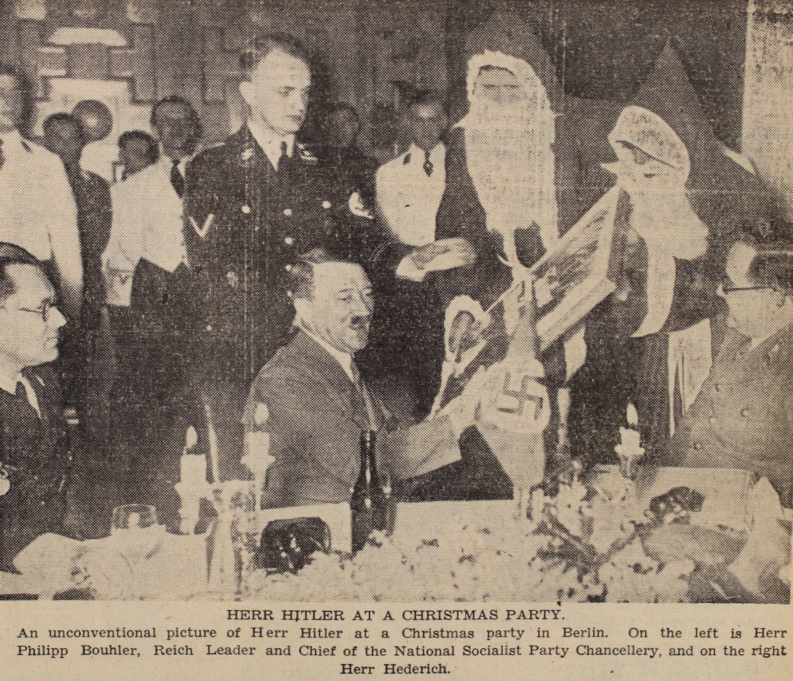 Old Times SA: Herr Adolf Hitler at a Christmas Party