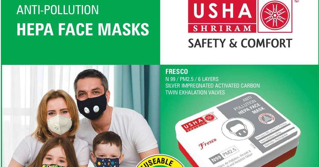 Anti Pollution Hepa Face Mask