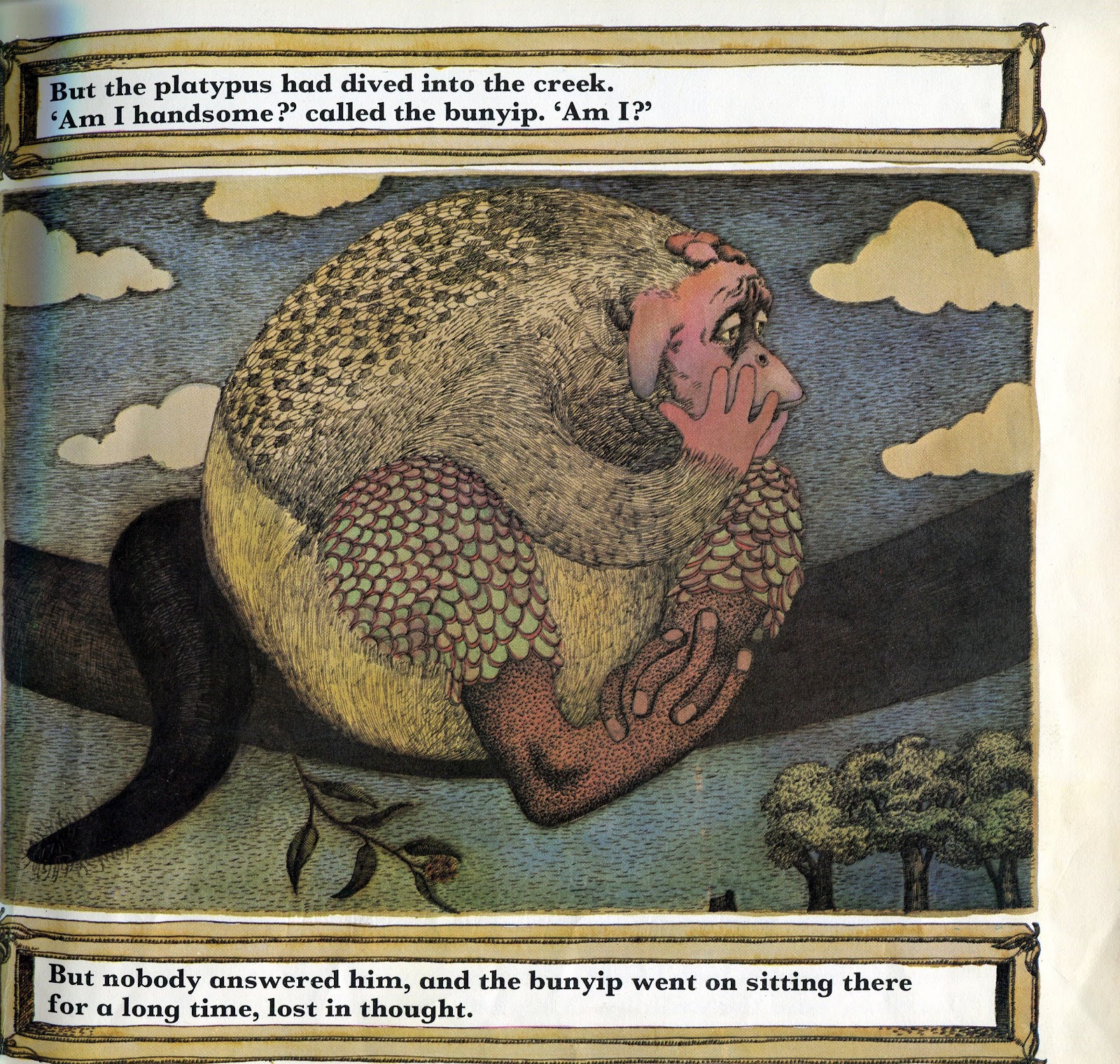 We read it like this: The Bunyip of Berkeley's Creek: 'What am I? What ...