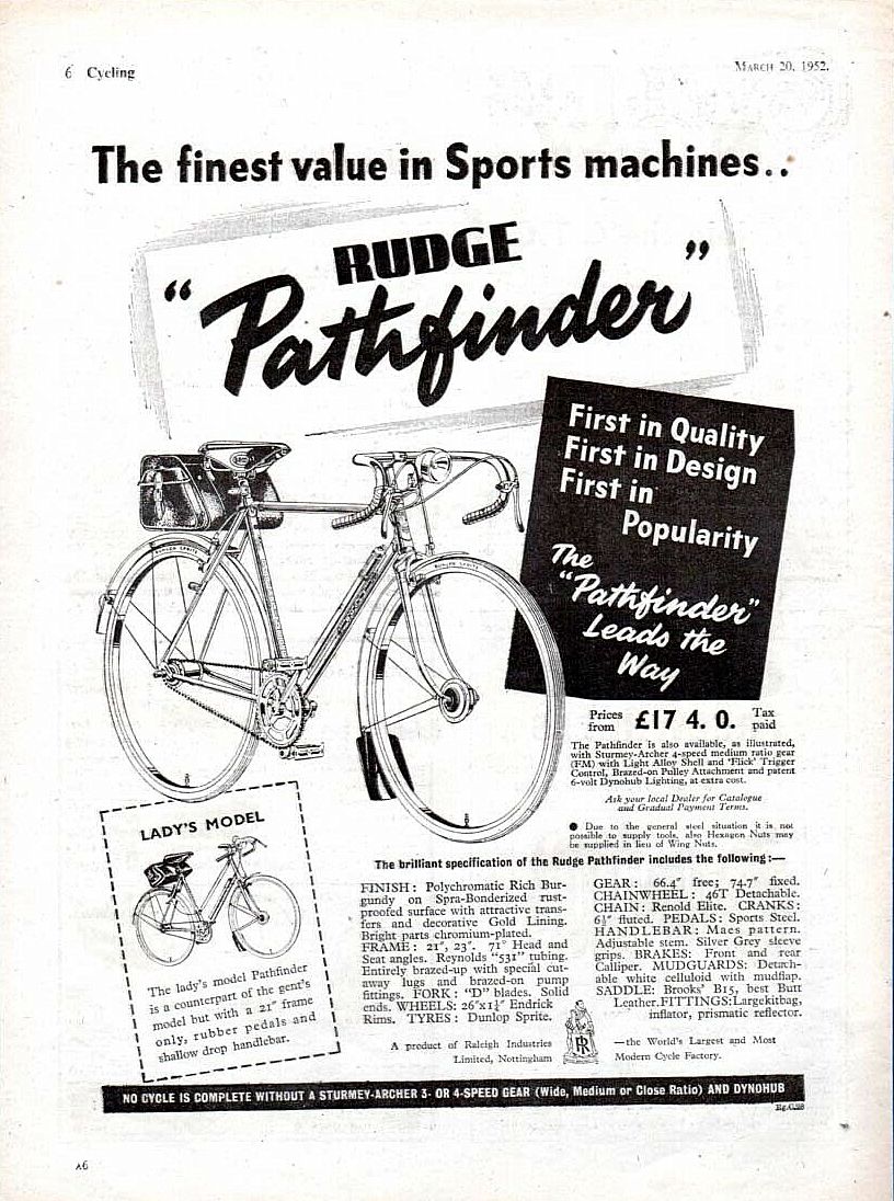 ON THE DROPS: Raleigh Lentons: 1948-1960