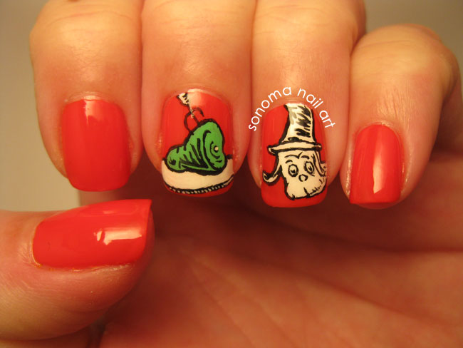 Sonoma Nail Art: Green Eggs and Ham