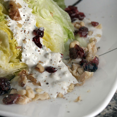 Wilde in the Kitchen: Iceberg Wedge & Blue Cheese Dressing