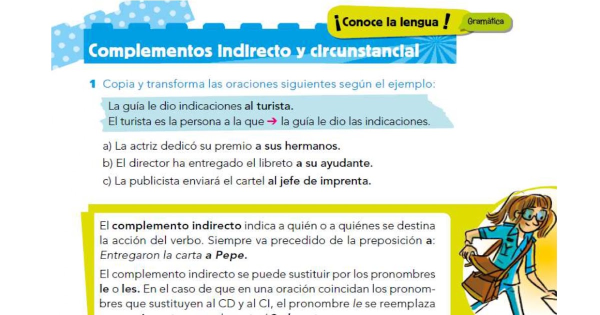 AULA 16 CB maestro Rafael: Lenguaje (Unidad 11). El complemento ...