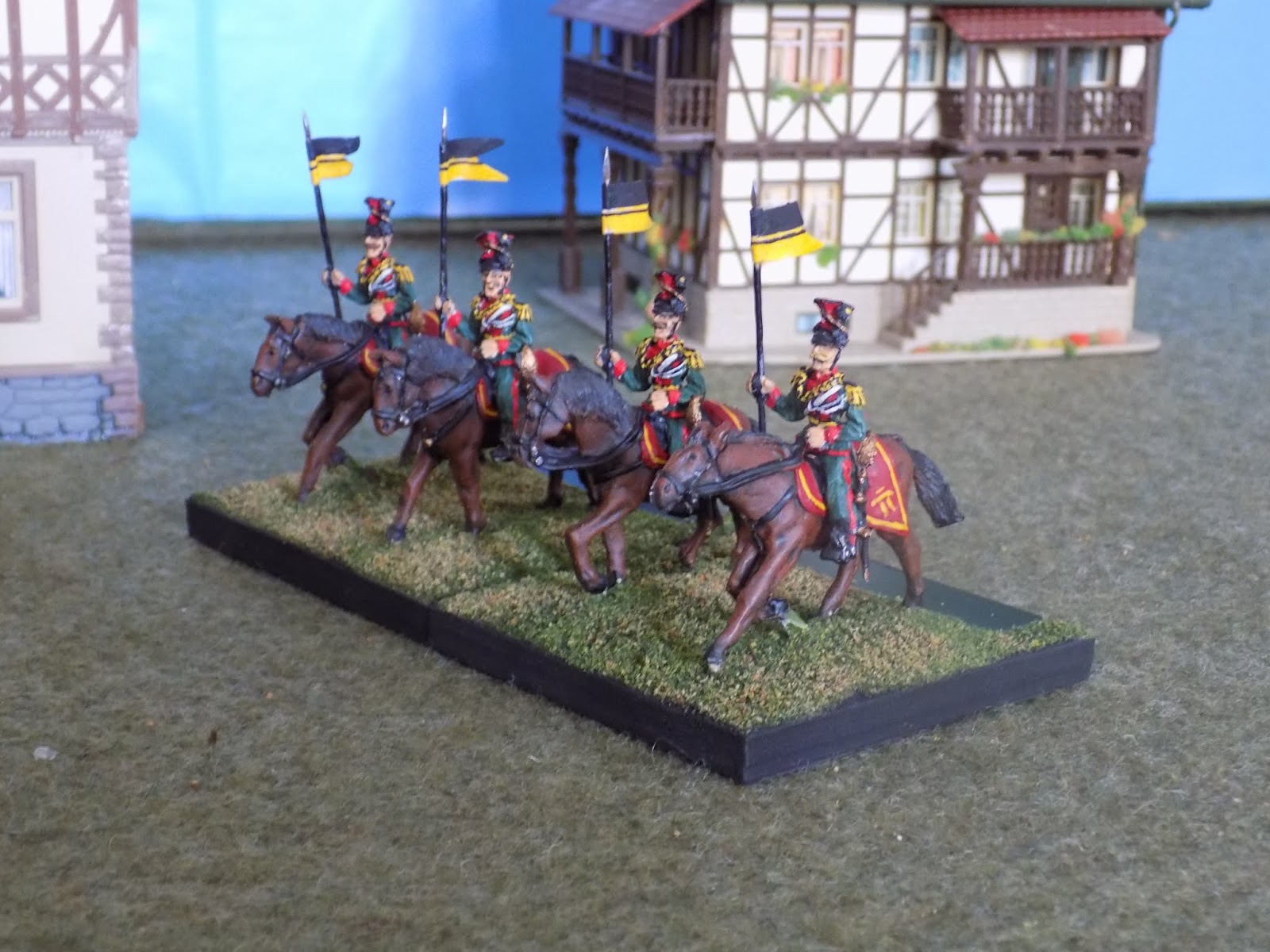 Ed M's Wargames Meanderings : 1866 AUSTRIAN UHLANS