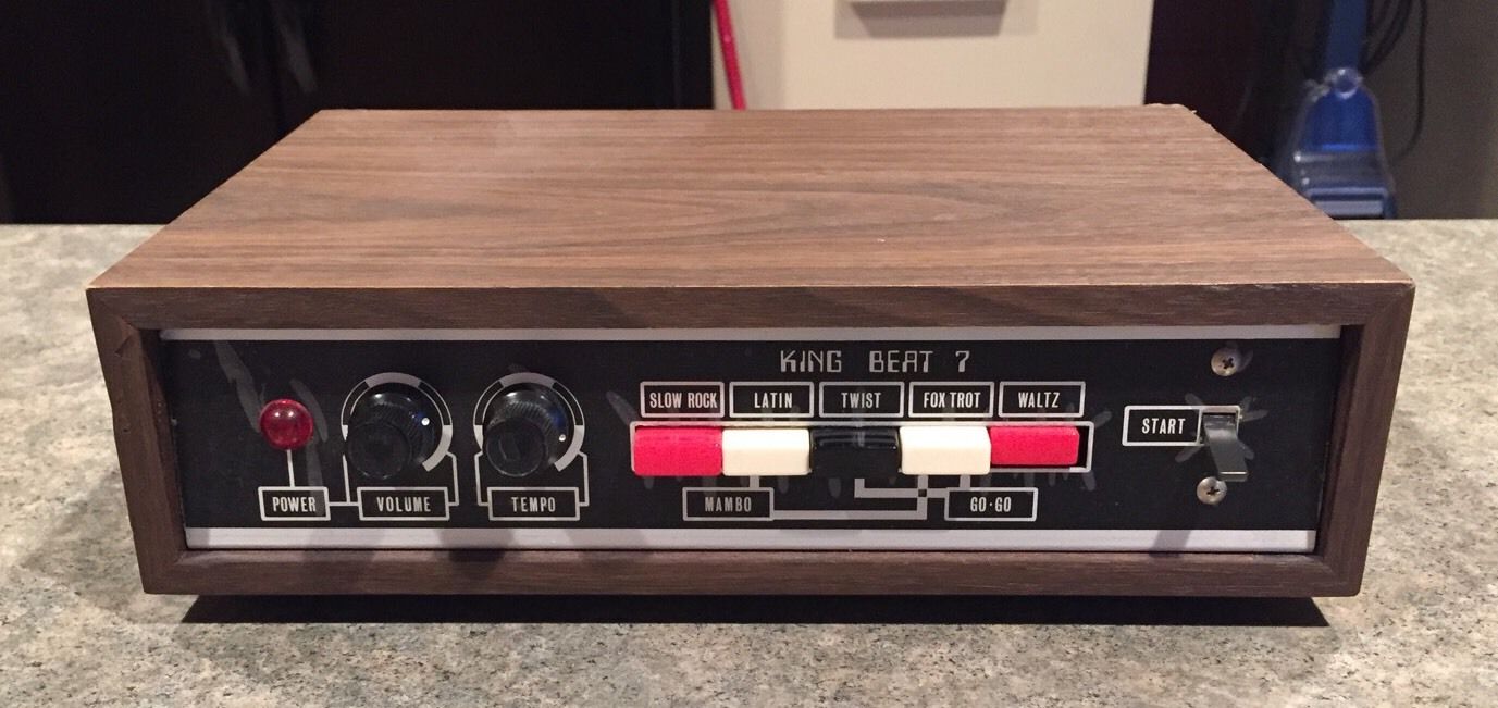 MATRIXSYNTH: Vintage King Beat 7 Drum Beat Machine - 7 Different Beats