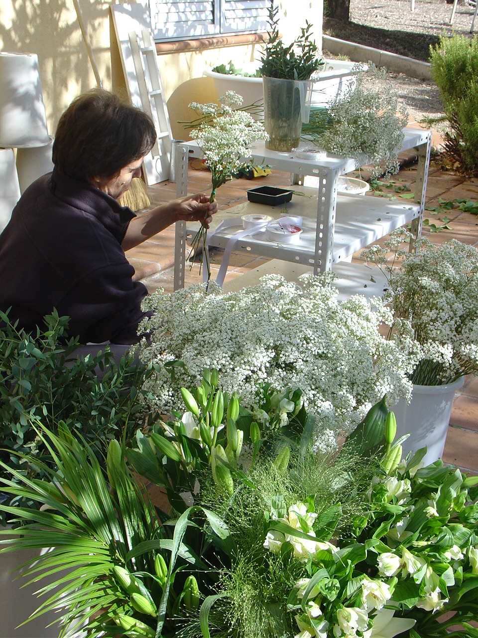 floWerlab: Una boda. Nubes de paniculata.