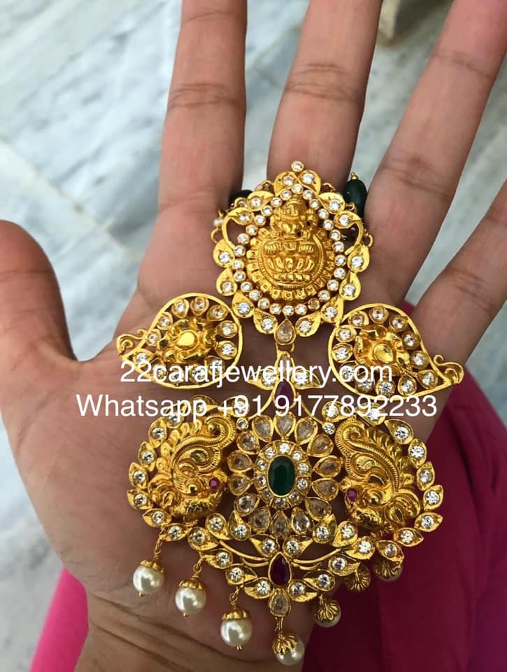 Small Pearls Set with Silver Locket - Jewellery Designs