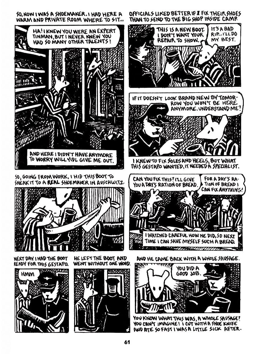 Black & White and Bronze!: Maus: A Survivor's Tale. And Here My ...