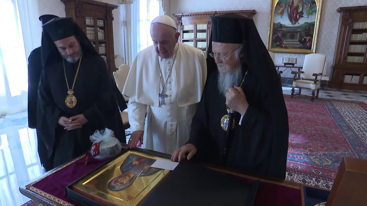 ΦΩΣ ΦΑΝΑΡΙΟΥ: ΣΥΝΑΝΤΗΣΗ ΠΑΠΑ ΦΡΑΓΚΙΣΚΟΥ ΚΑΙ ΟΙΚΟΥΜΕΝΙΚΟΥ ΠΑΤΡΙΑΡΧΗ ...