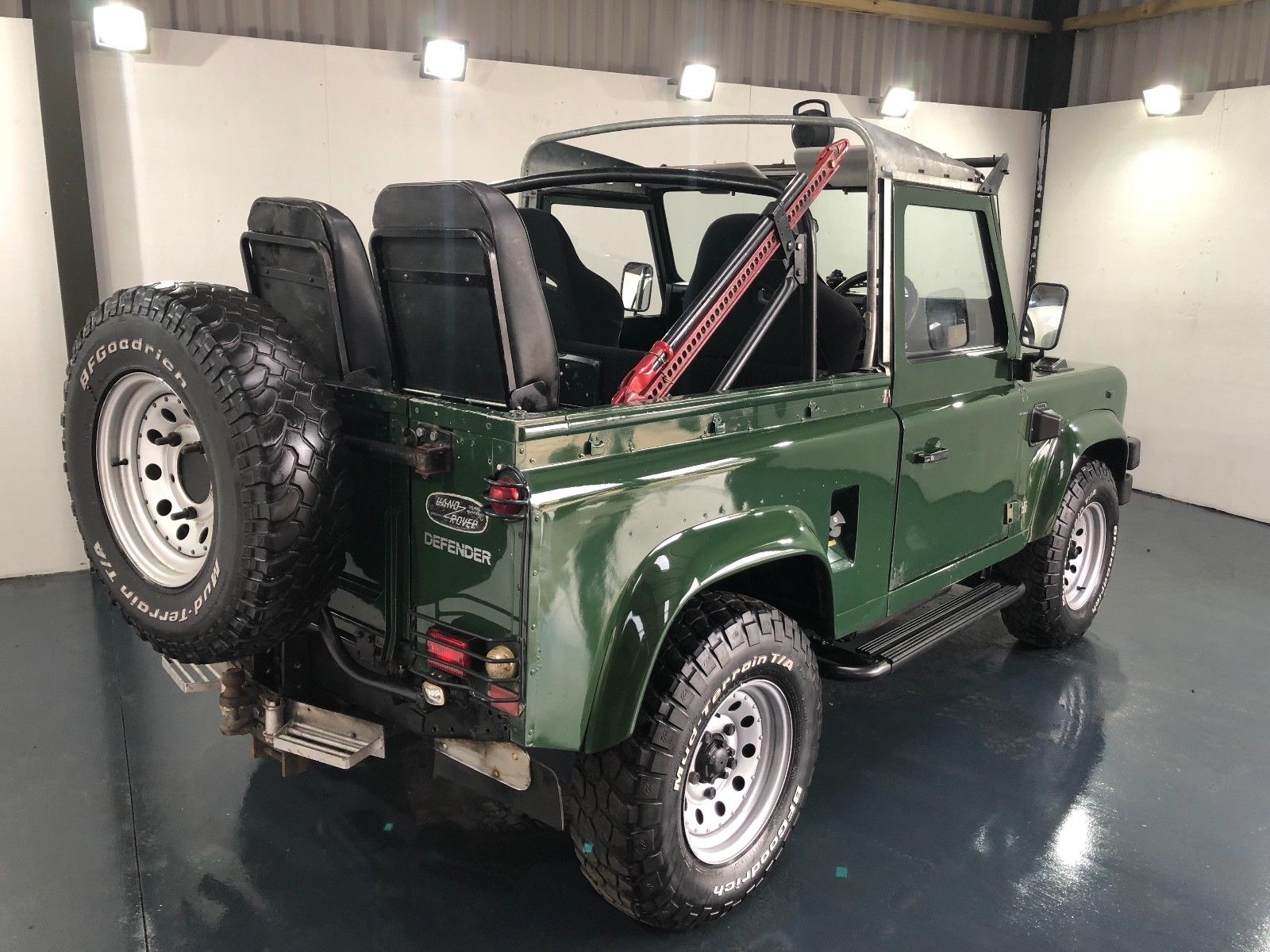 Landrover Defender: 1996 Land Rover Defender 90 Convertible Canvas Back ...