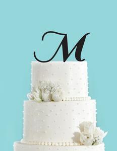 Birthday Cake With Letter M - Birthday Letter