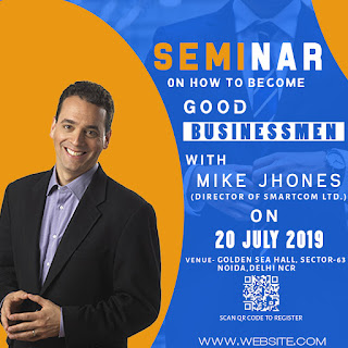 Event poster design for corporate business