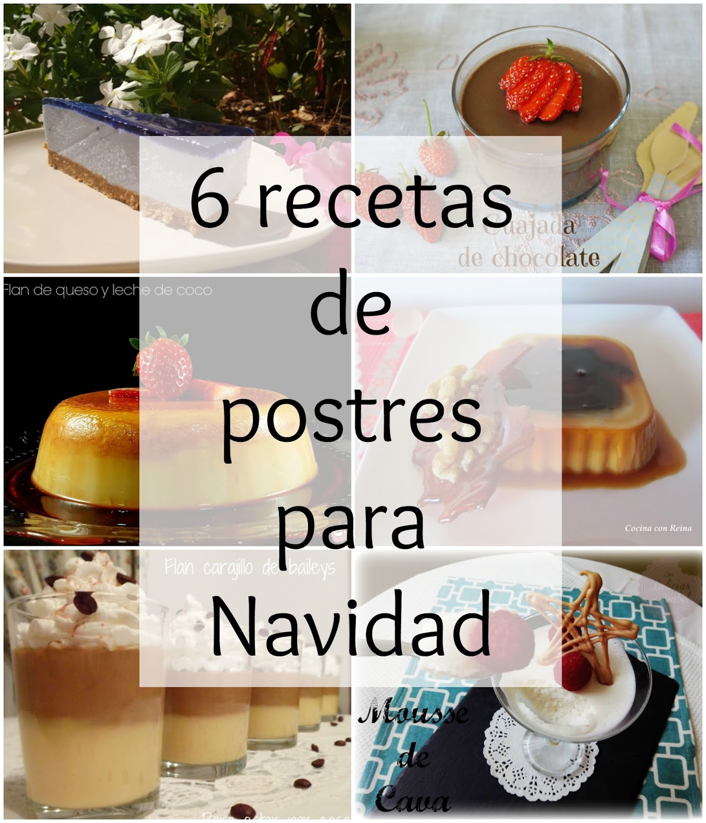 6 recetas de postres para Navidad | Las Delicias de Isabel
