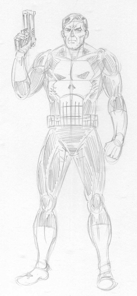 The Comic Book Art of Joey Jarin: How 'I' Draw The Punisher