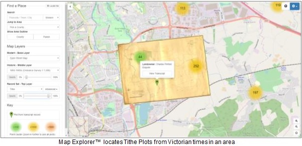The GENES Blog: TheGenealogist adds georeferenced Colour Tithe Maps and ...