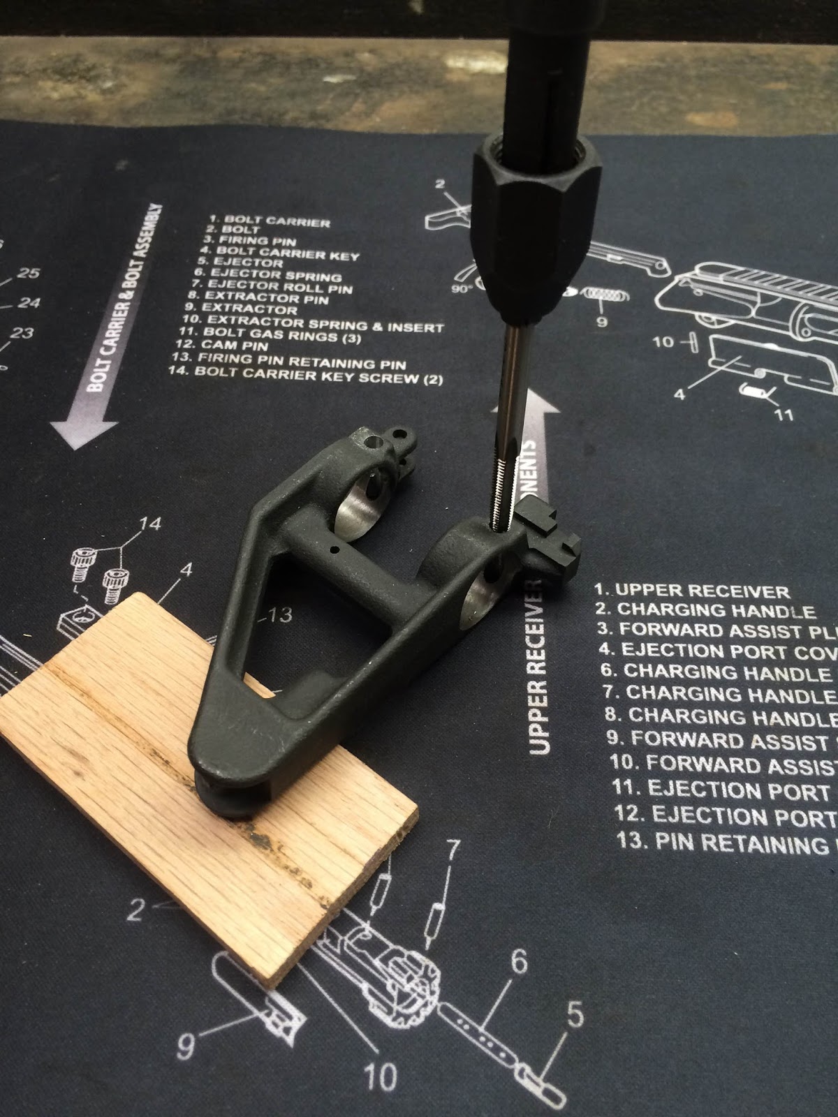 A Catholic Mechanic: DIY A2 Front Sight Base Install