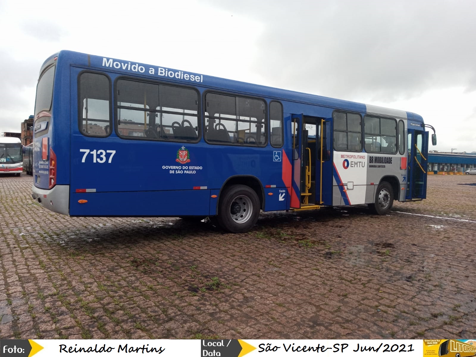 LitoralBus 11: BR Mobilidade BS 7137 - Ônibus Novo