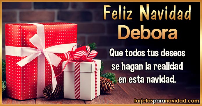 Feliz Navidad Debora