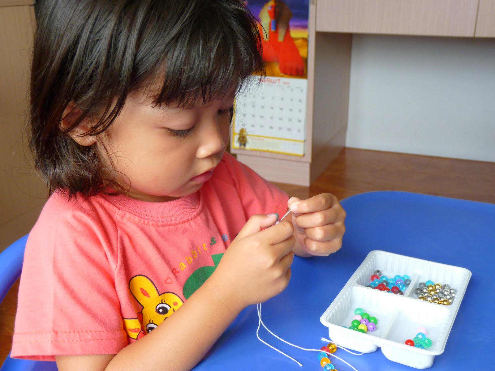 Practical Life XI - Threading small beads