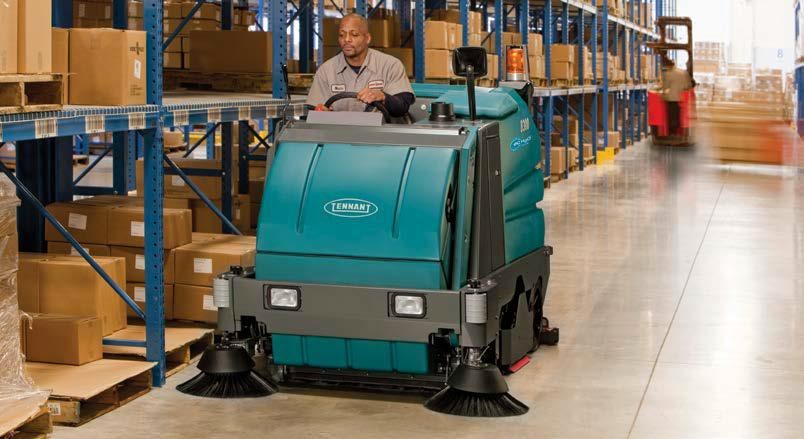 Cleaning Equipment - TENNANT - Ride On Scrubber-Sweeper - 8300 | HASTA ...