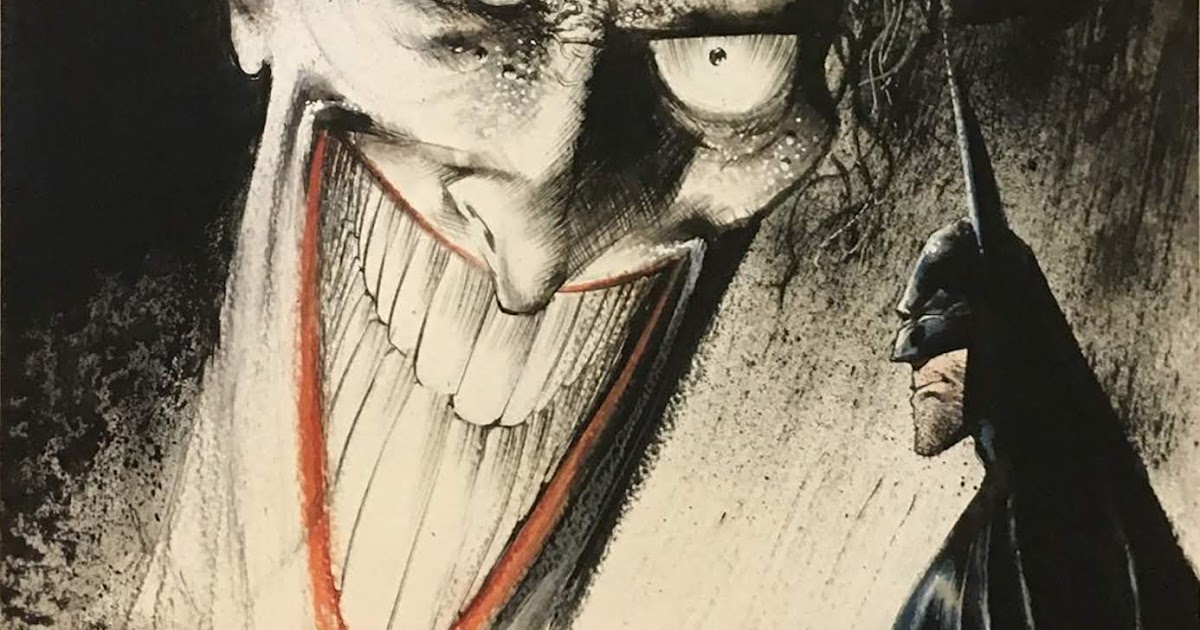 Sam Kieth : Joker Batman Pin-up.