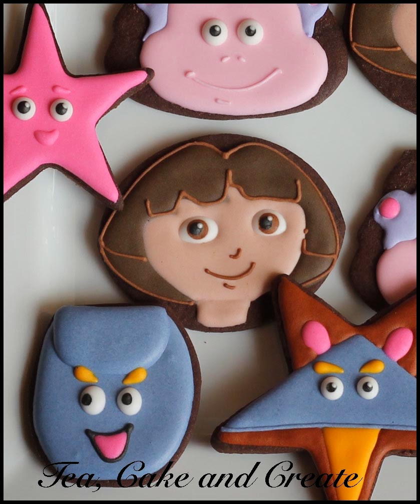 Tea, Cake & Create: Dora the Explorer Cookies