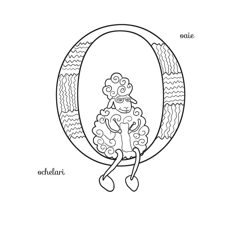 Jocuri pentru copii mari şi mici: Fișe de colorat literele alfabetului ...