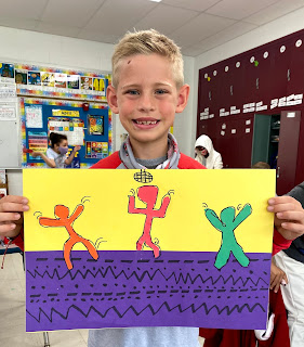 Mrs. Harris' art room: Keith Haring 1st grade art lesson