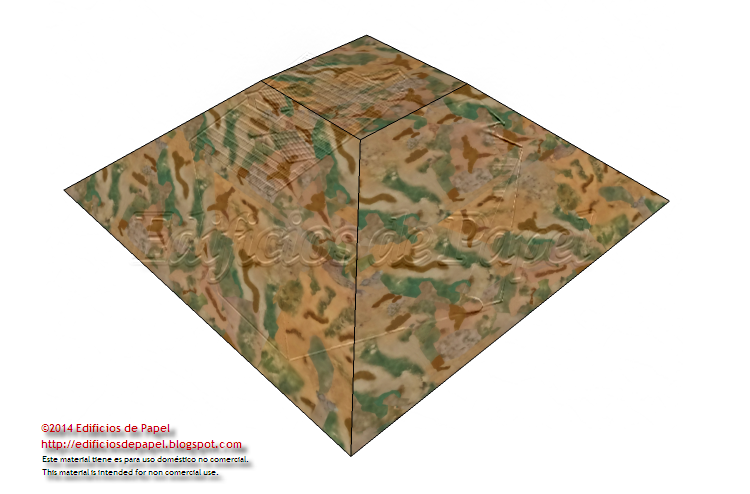 Maqueta de Papel 1489: Búnker