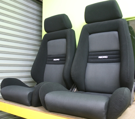 Dingz Garage: Seat RECARO Njoy rewrap with ori fabric