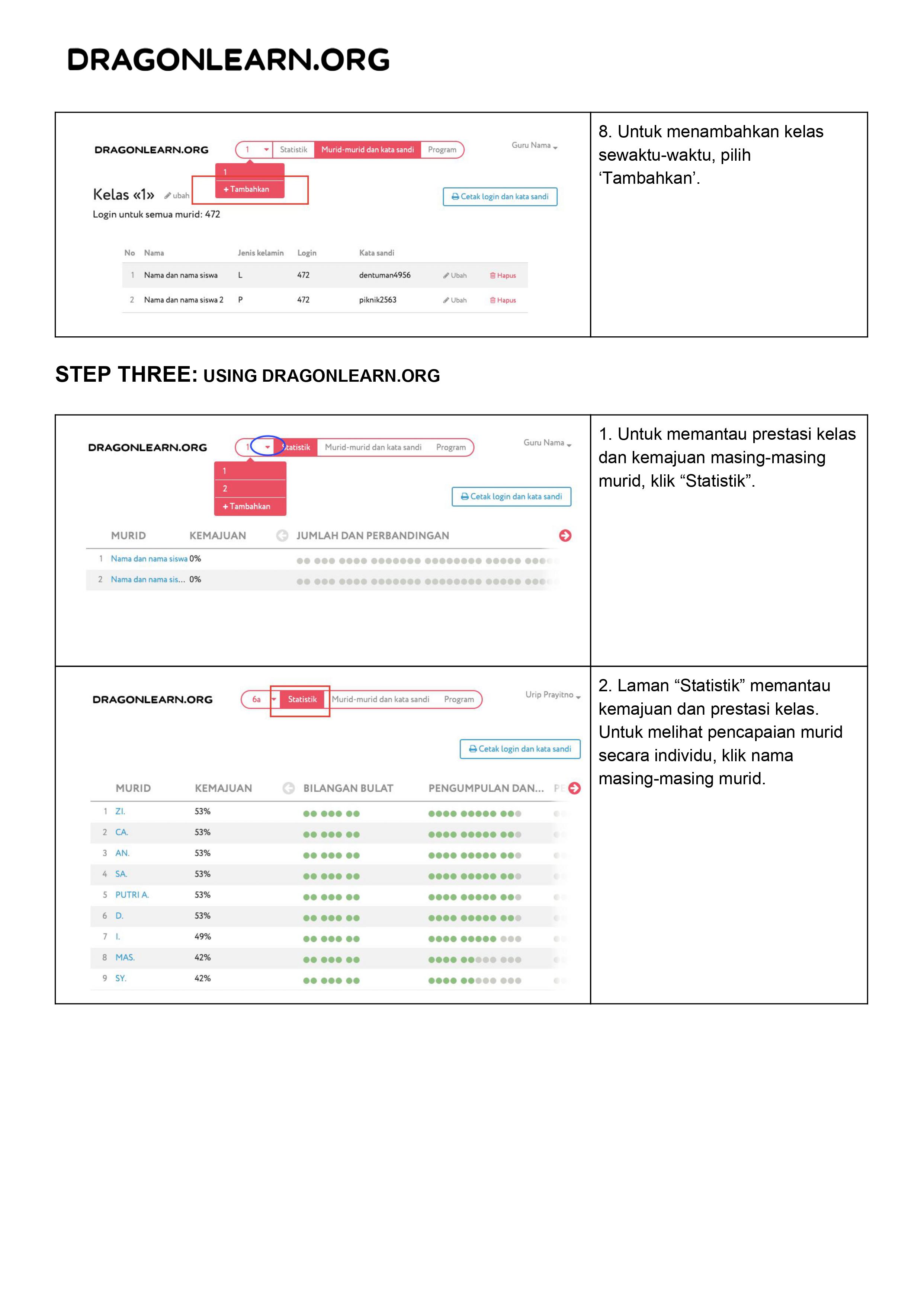 Panduan Guru Dragonlearn Bricsmath - Melajah Guru