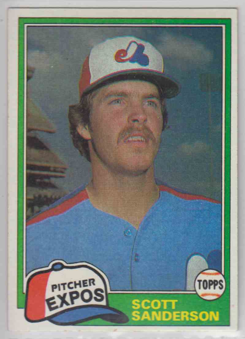 Baseball Cards Come to Life!: 1981 Topps Scott Sanderson