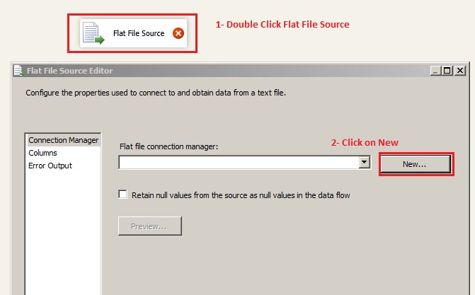Welcome To Techbrothersit Ssis How To Load Fixed Width Text File To Sql Server Table By Using