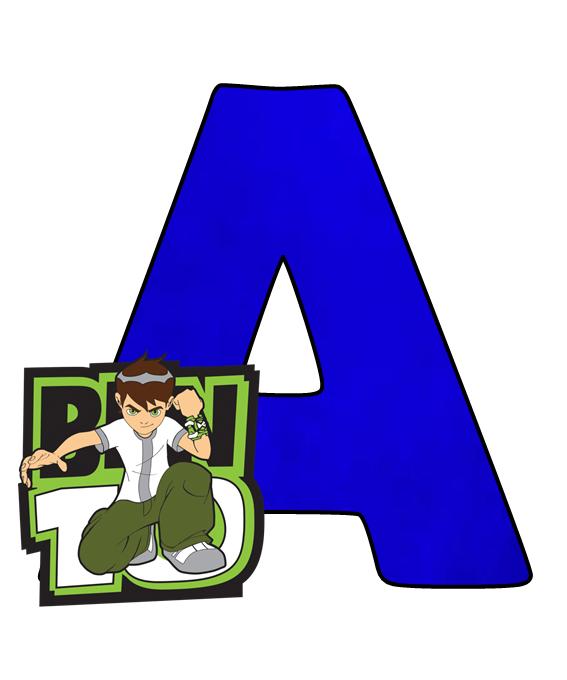 Kits imprimibles gratis : Abecedario Ben 10