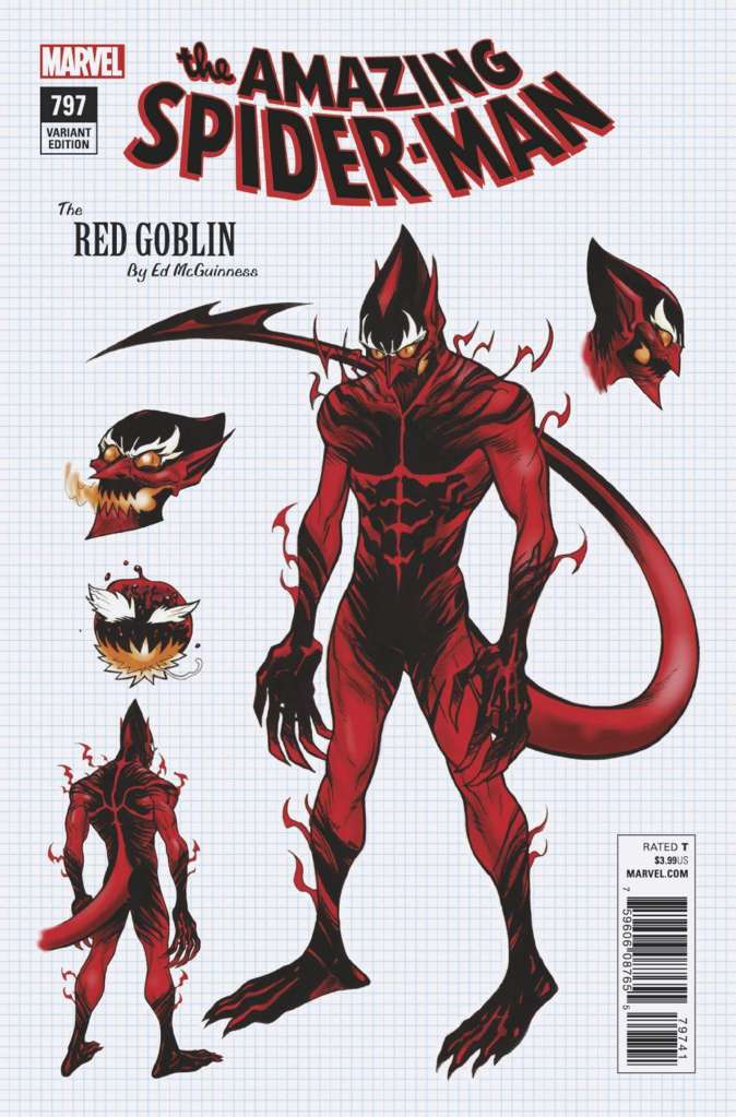 Red Goblin Concept Art By Ed McGuinnes For Upcoming ASM Story Arc "Go ...