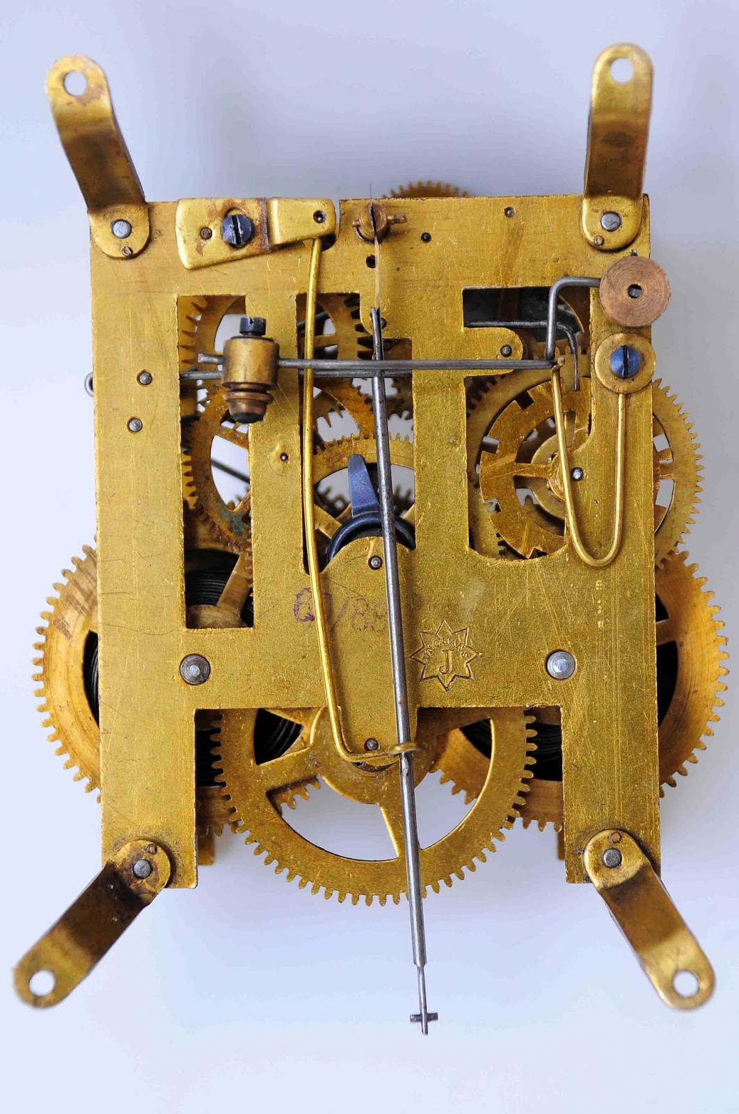 Old Vintage Gallery: RA Mantle Clock "Junghans" Germany Circa 1913 "Rare"