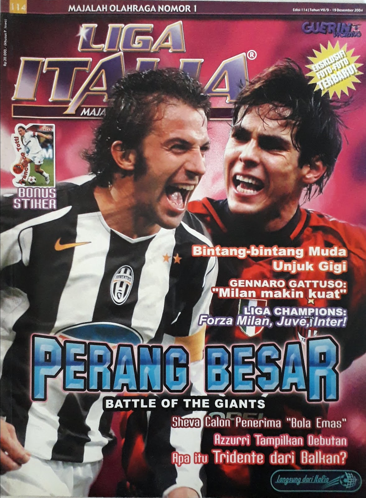 MAJALAH LIGA ITALIA: PERANG BESAR BATTLE OF GIANTS