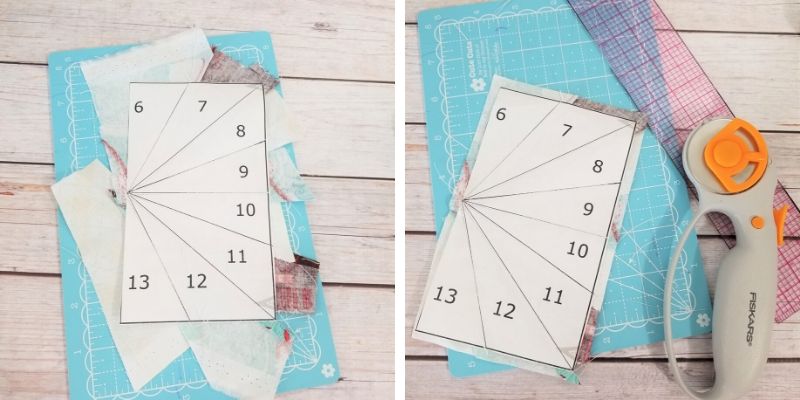 How to Paper Piece + Free Mug Rug Sewing Patterns | Sew Simple Home