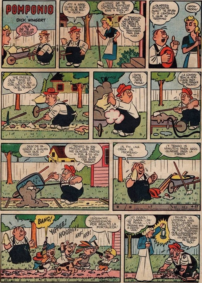 MANGA CLASSICS - "Pomponio" (Hubert) por Dick Wingert - Tebeo Classics