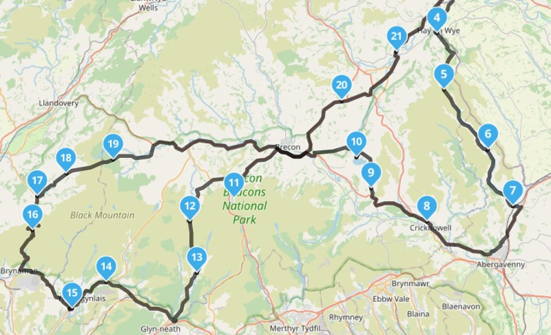 Mark's big Bike Ride blog: A Brecon Beacon Adventure (part 1)