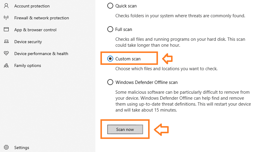 How To Scan USB Device/Specific Drive Or Folder In Windows Defender ...