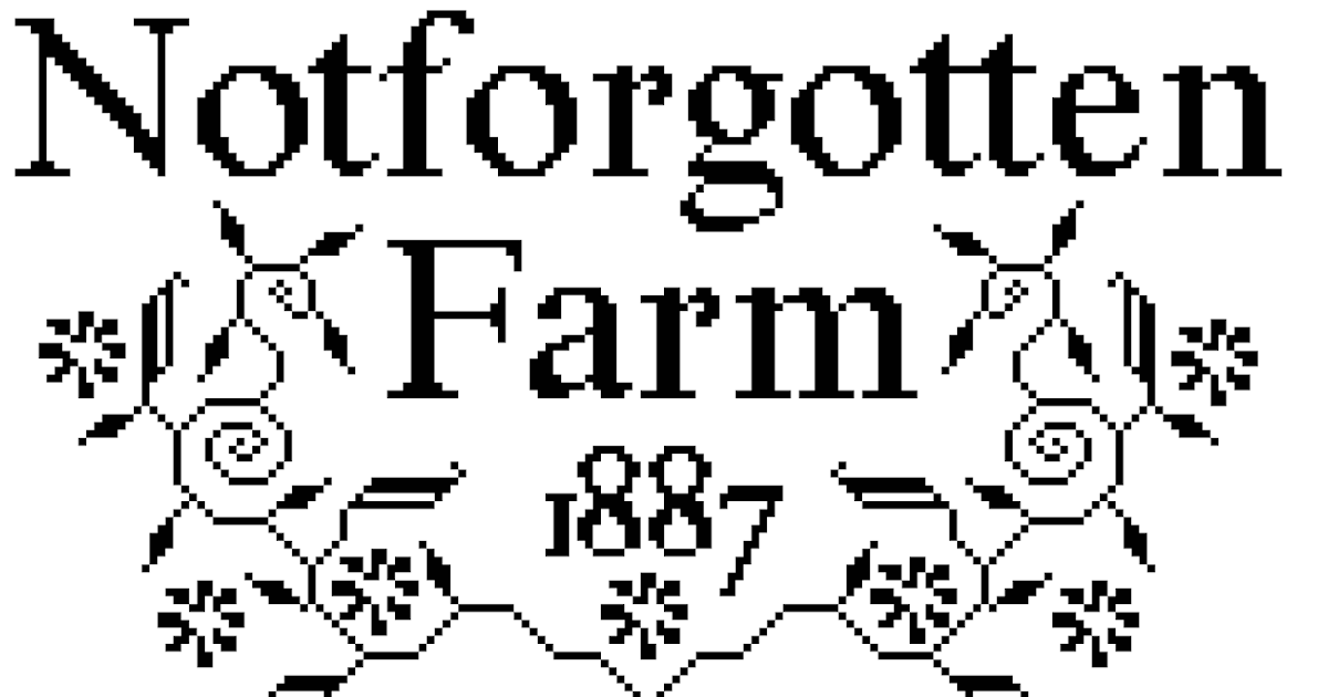 Notforgotten Farm : Shops that carry NFF charts & patterns