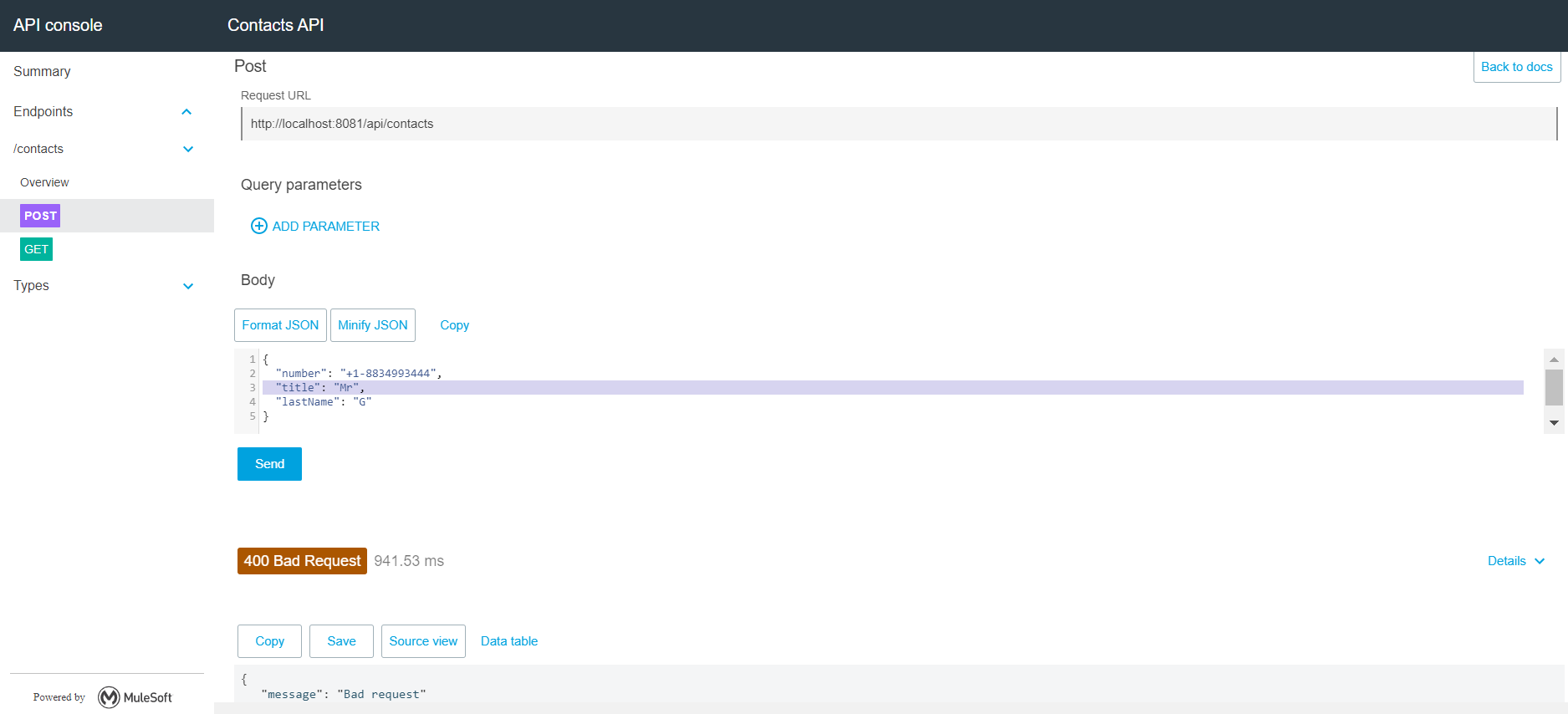 OpenAPI Specification 3.0 in Mulesoft